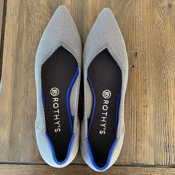 Rothy's | Shoes | Rothys The Point In Birdseye Grey | Poshmark